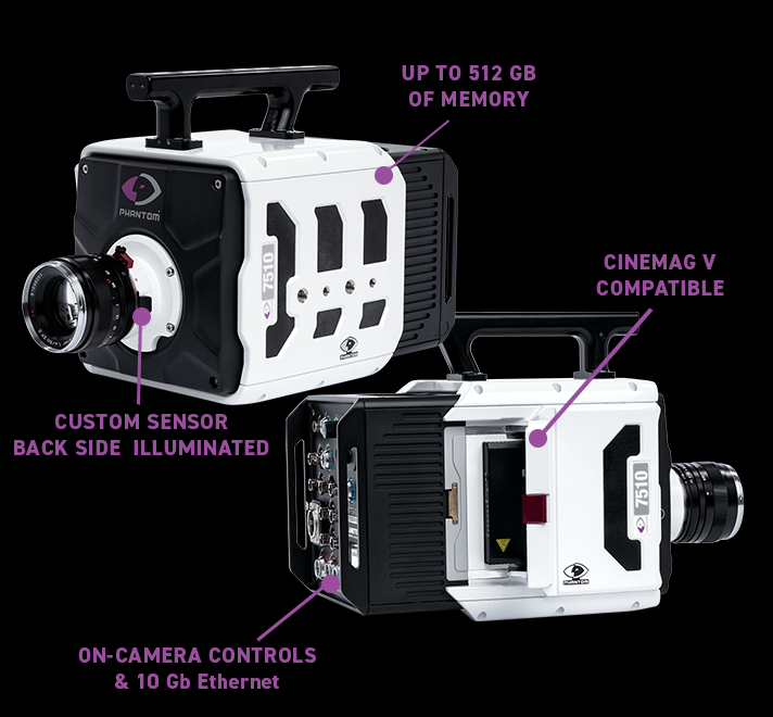 Phantom TMX 7510: nuova telecamera ad alta velocità